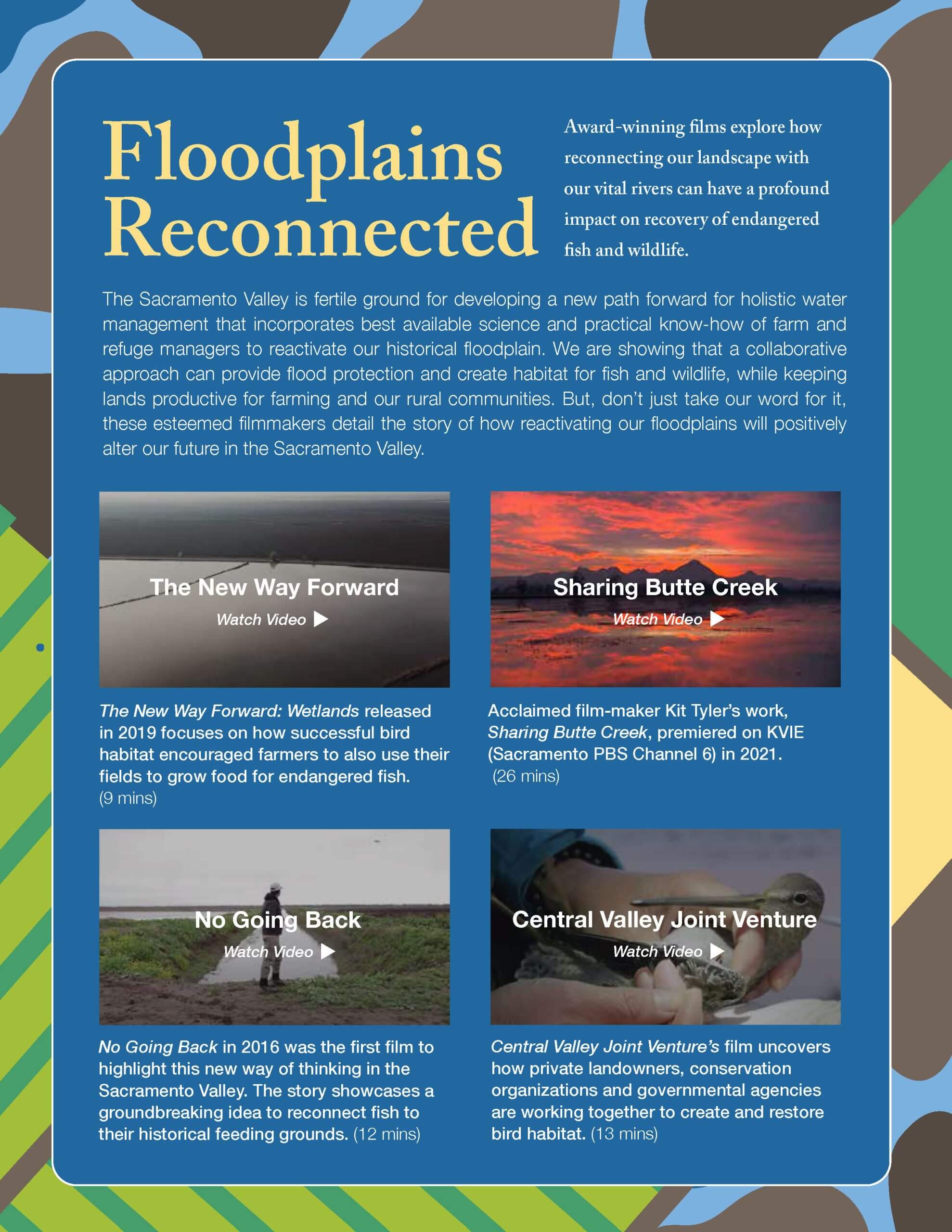 Watch these Films! Floodplains Reconnected