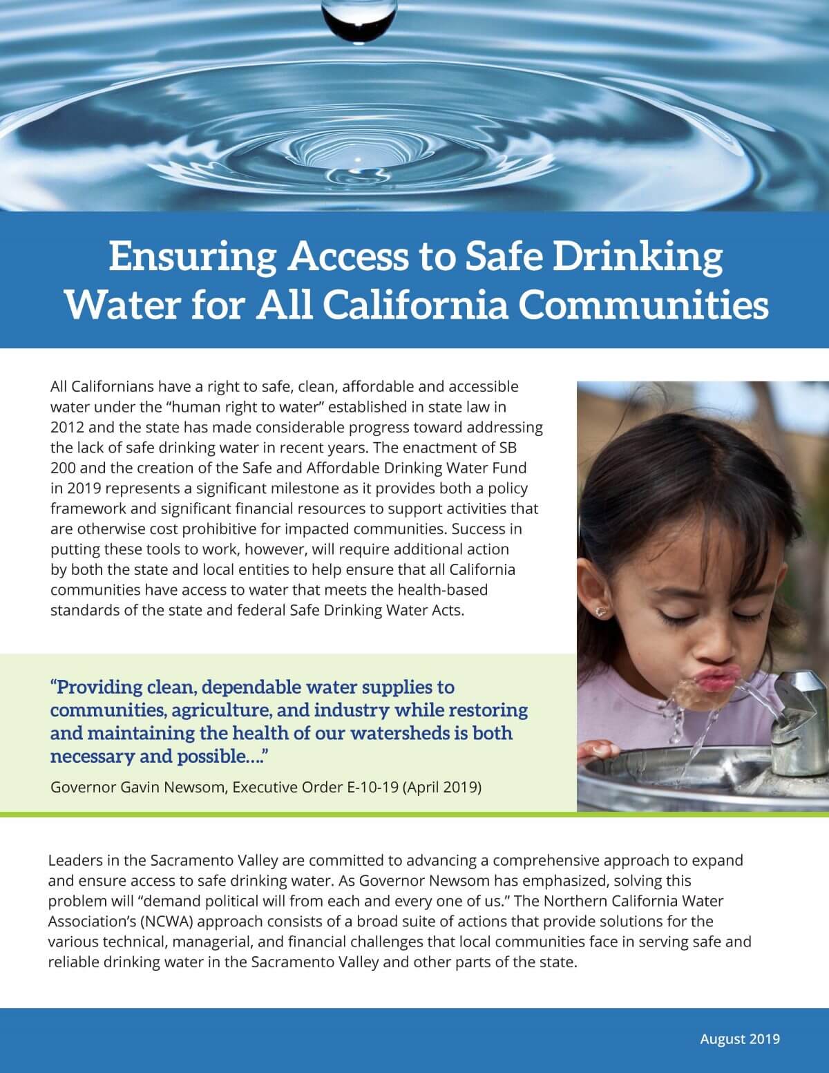 Ensuring Safe Drinking Water: Reimagining Our Water Systems